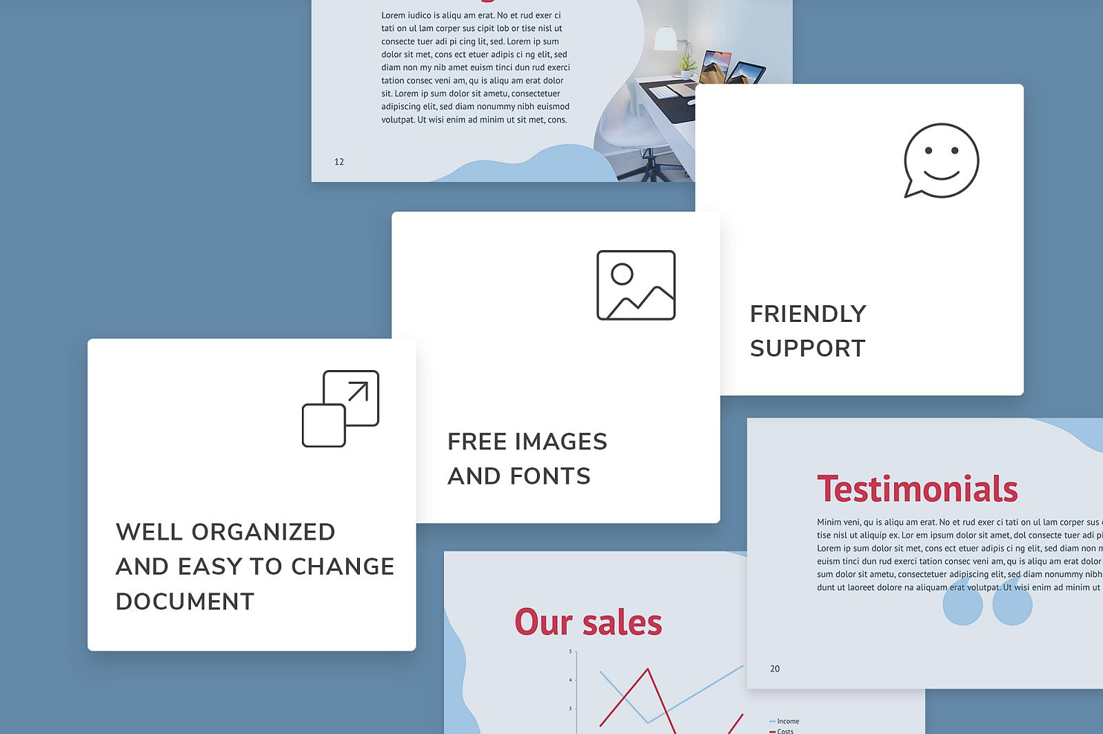 Online Courses Presentation PowerPoint template