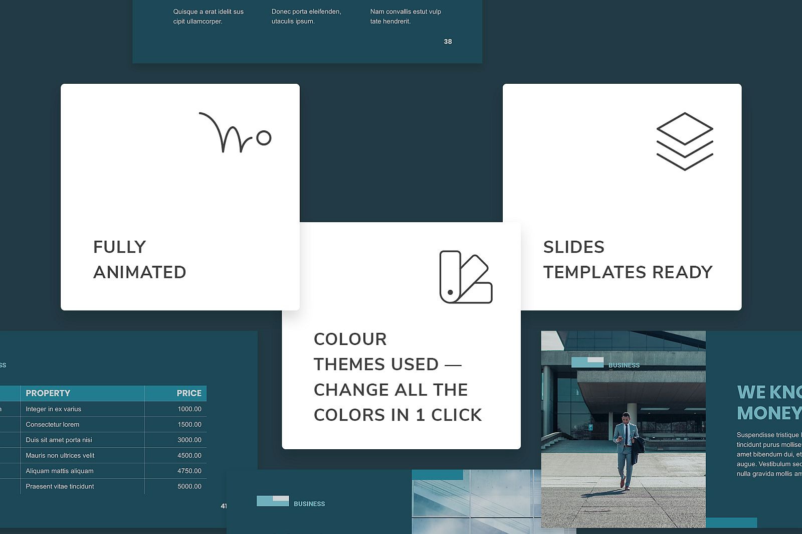 Business Networking Presentation PowerPoint template