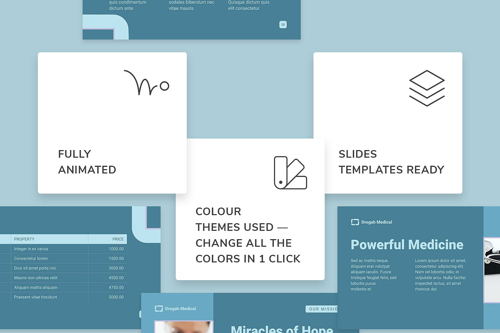Clinic Presentation Powerpoint Template Templatemonster