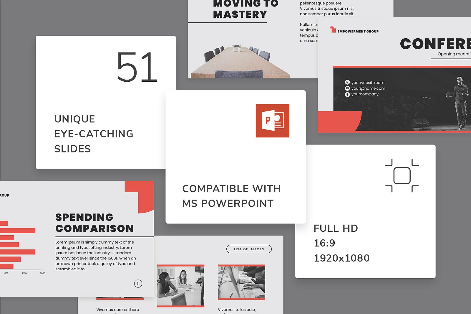 Modèle Powerpoint De Présentation De Conférence