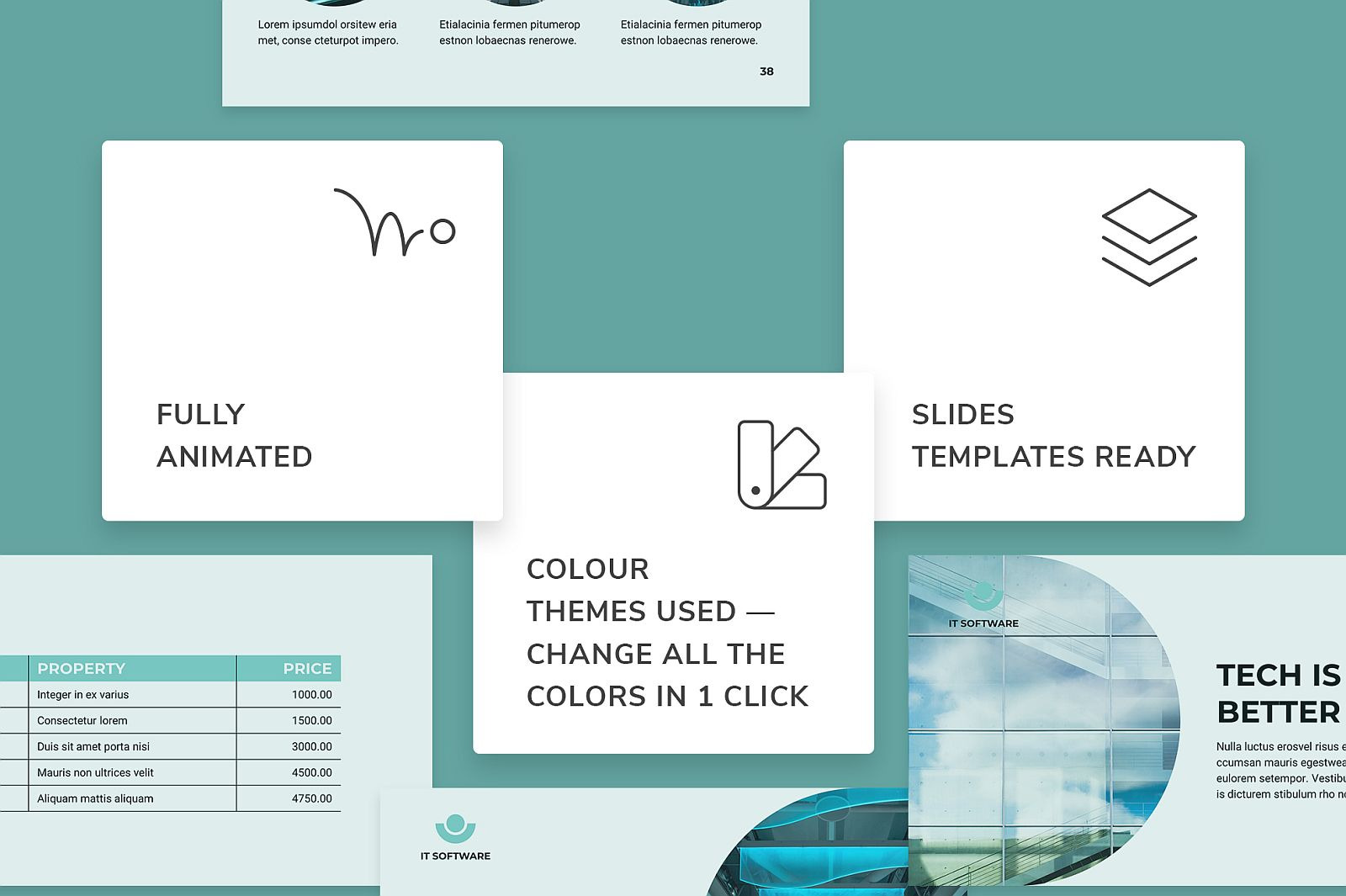 IT Software Presentation PowerPoint template