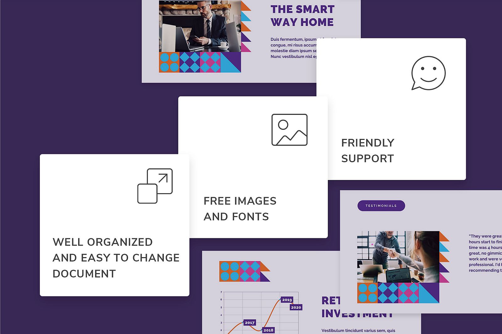 Moving Company Presentation PowerPoint template