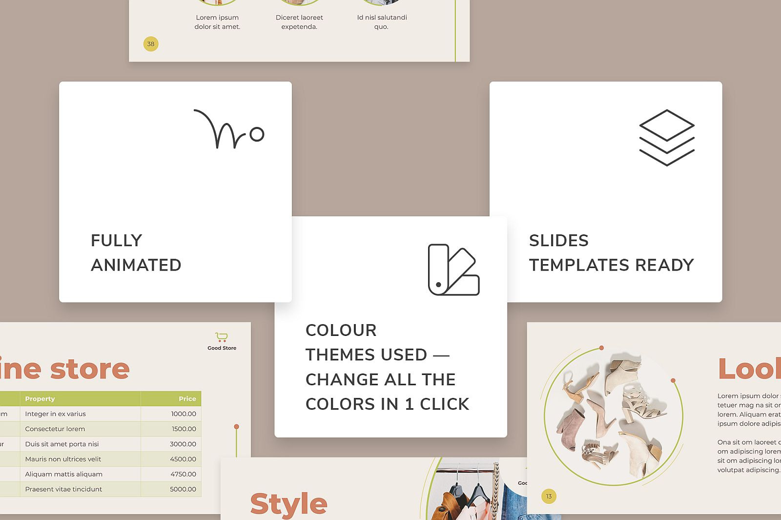 Online Store Presentation PowerPoint template