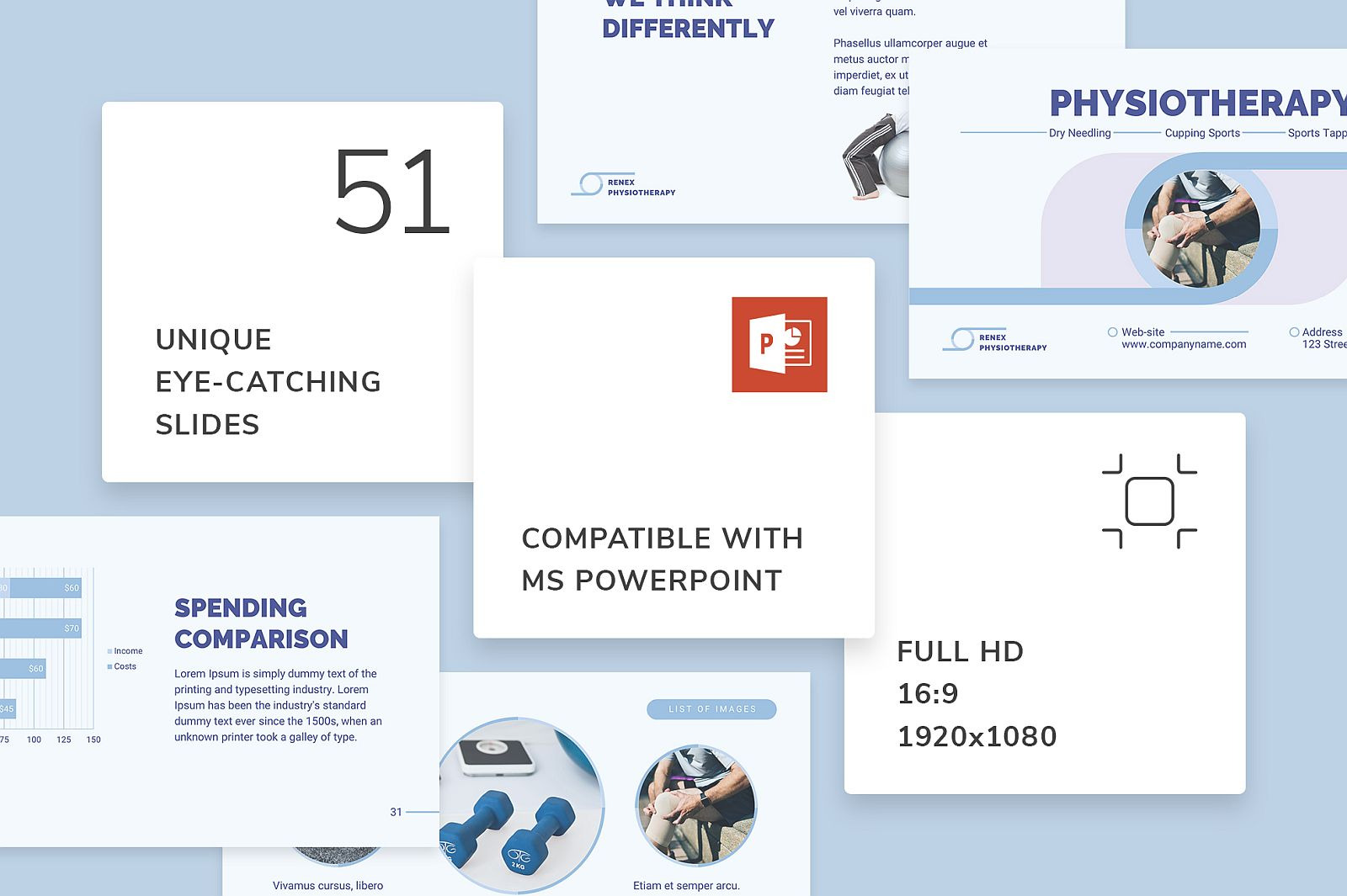 Physiotherapy Presentation PowerPoint template