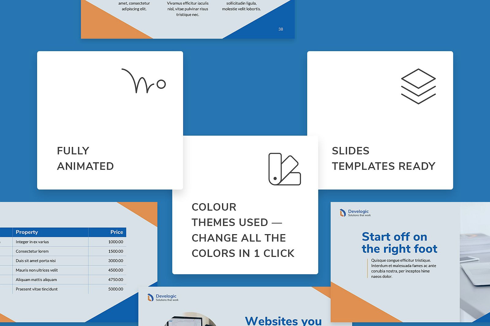 Web and Mobile App Development Presentation PowerPoint template Web and Mobile App Development Presentation PowerPoint template