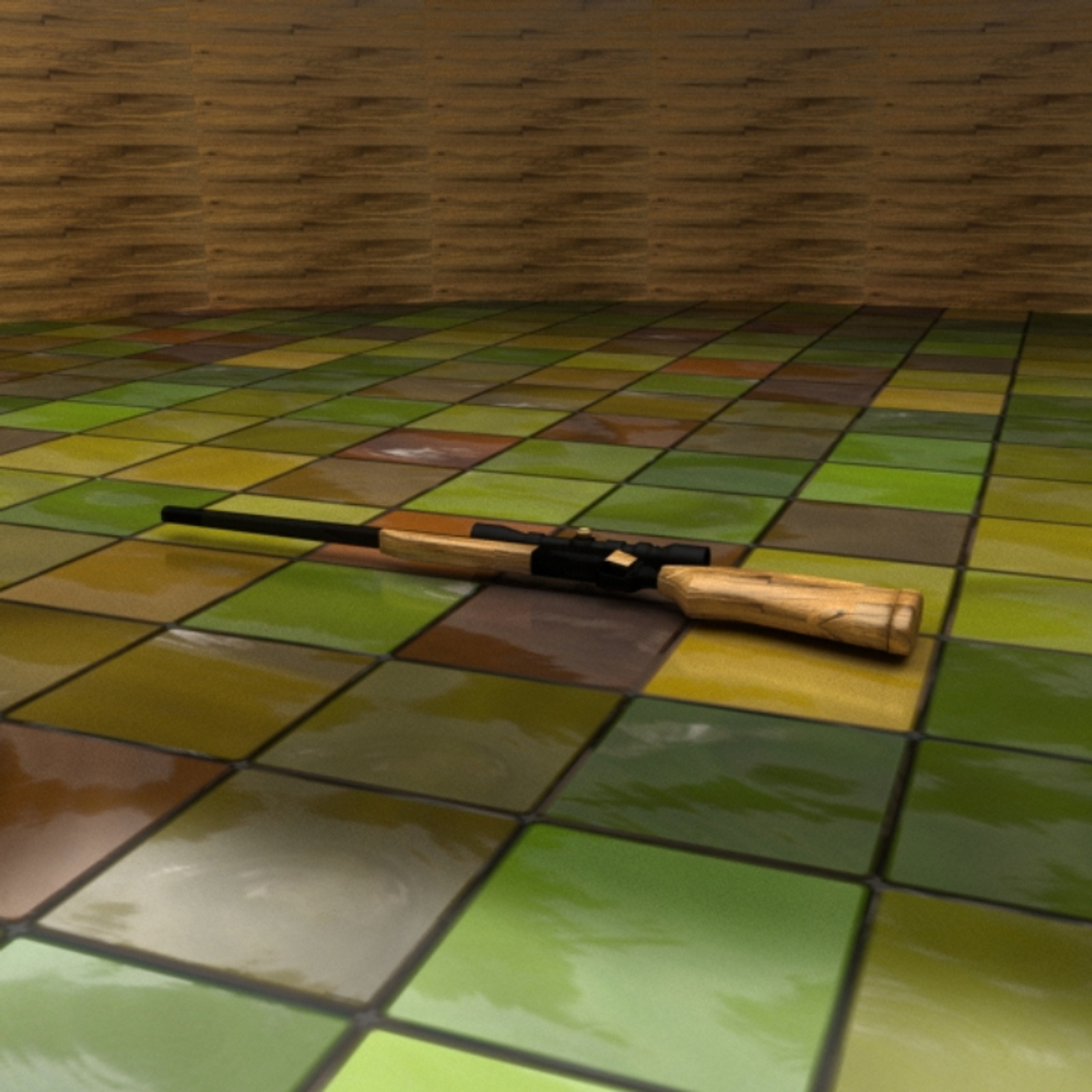 RifleMe - 3D Low Poly Rifle Gun #207217 - TemplateMonster