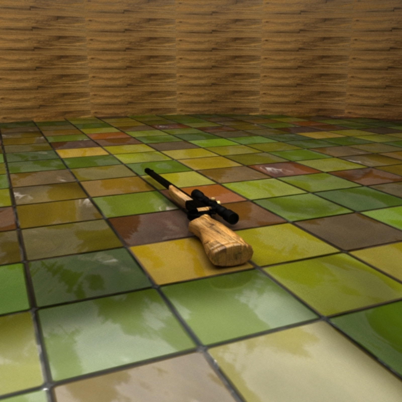 RifleMe - 3D Low Poly Rifle Gun #207217 - TemplateMonster