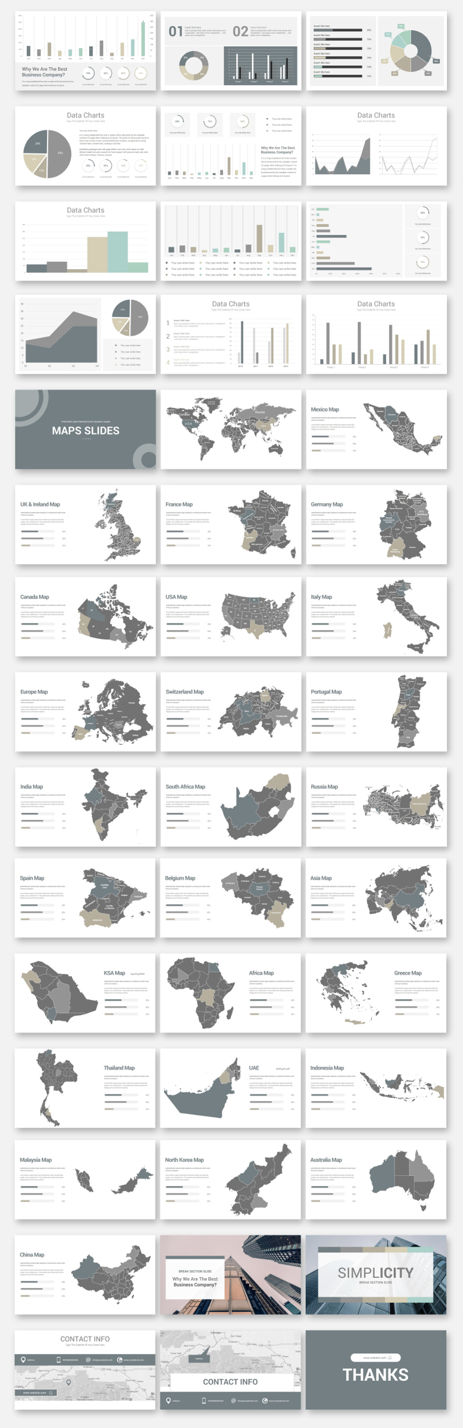 Simplicity PowerPoint Presentation Template - TemplateMonster
