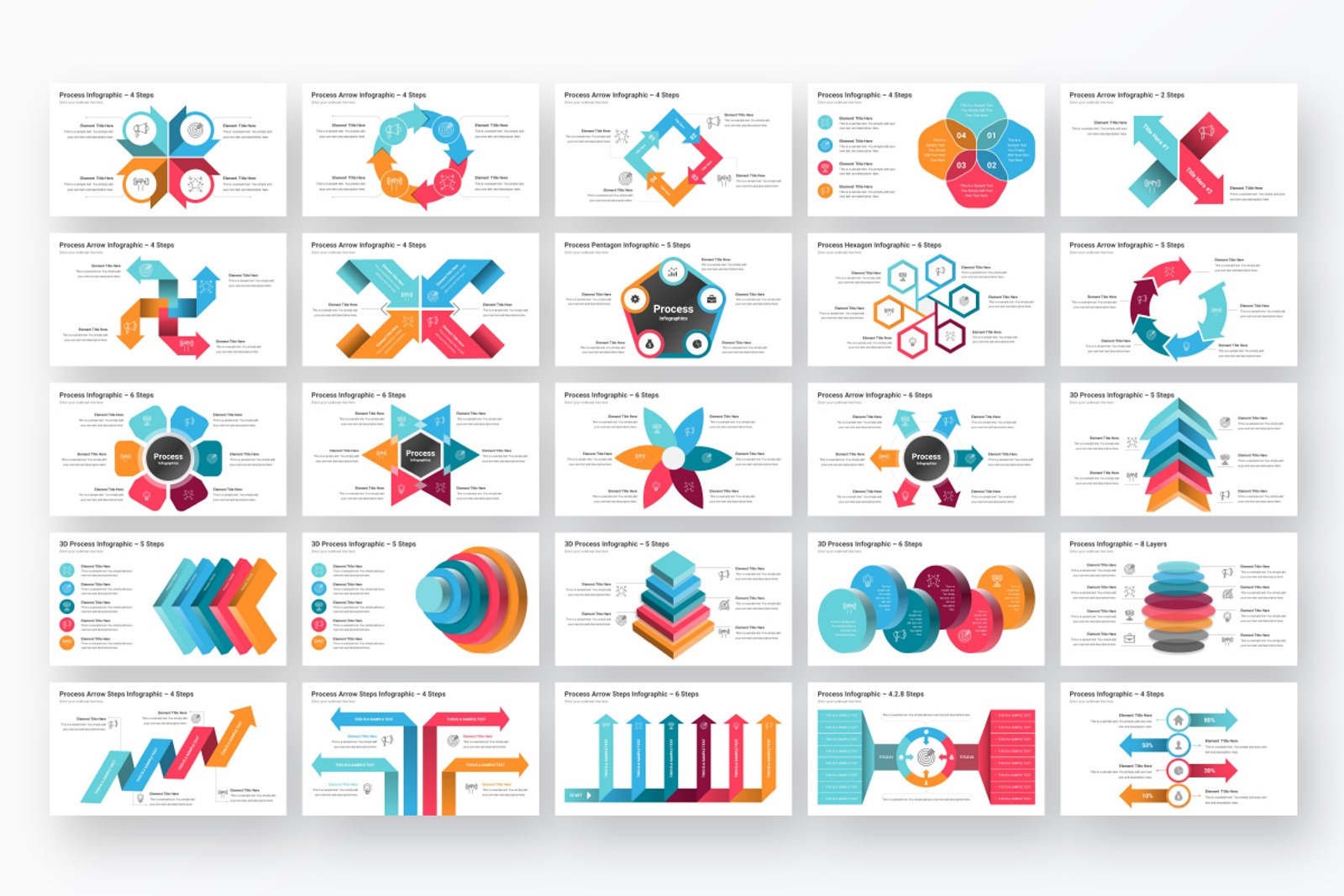 Process Infographics PowerPoint Template - TemplateMonster