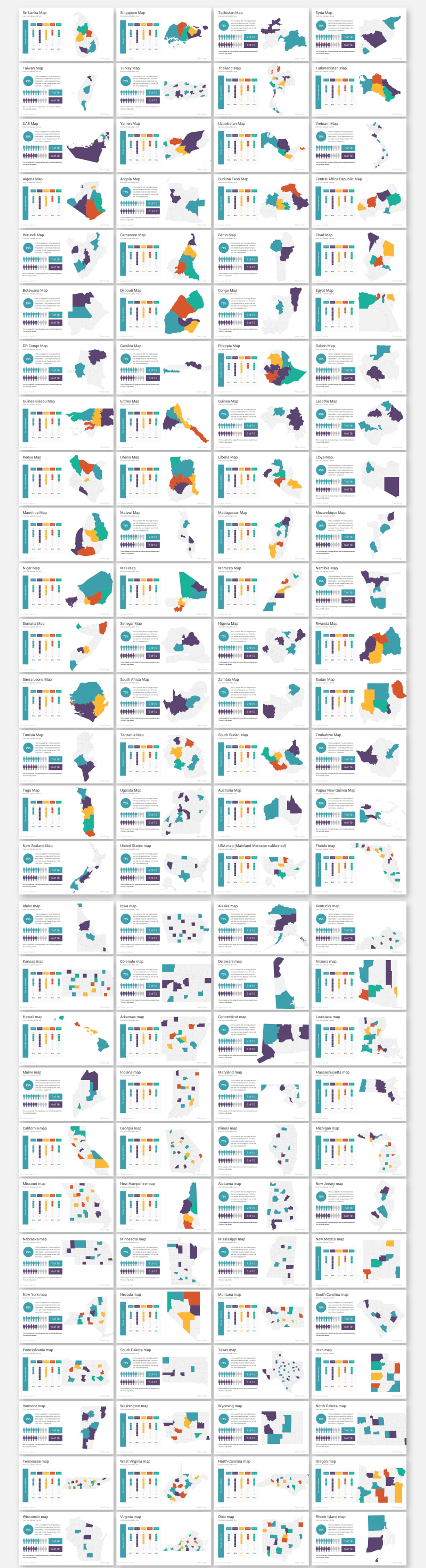 PowerPoint Infographics Golden Templates Bundle