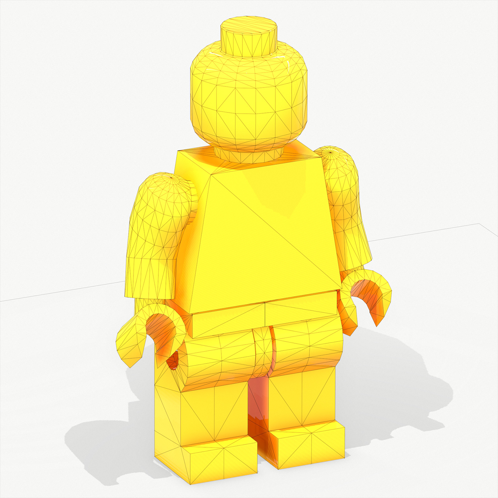 Lego Man PBR rigeed Low poly 3d model - TemplateMonster