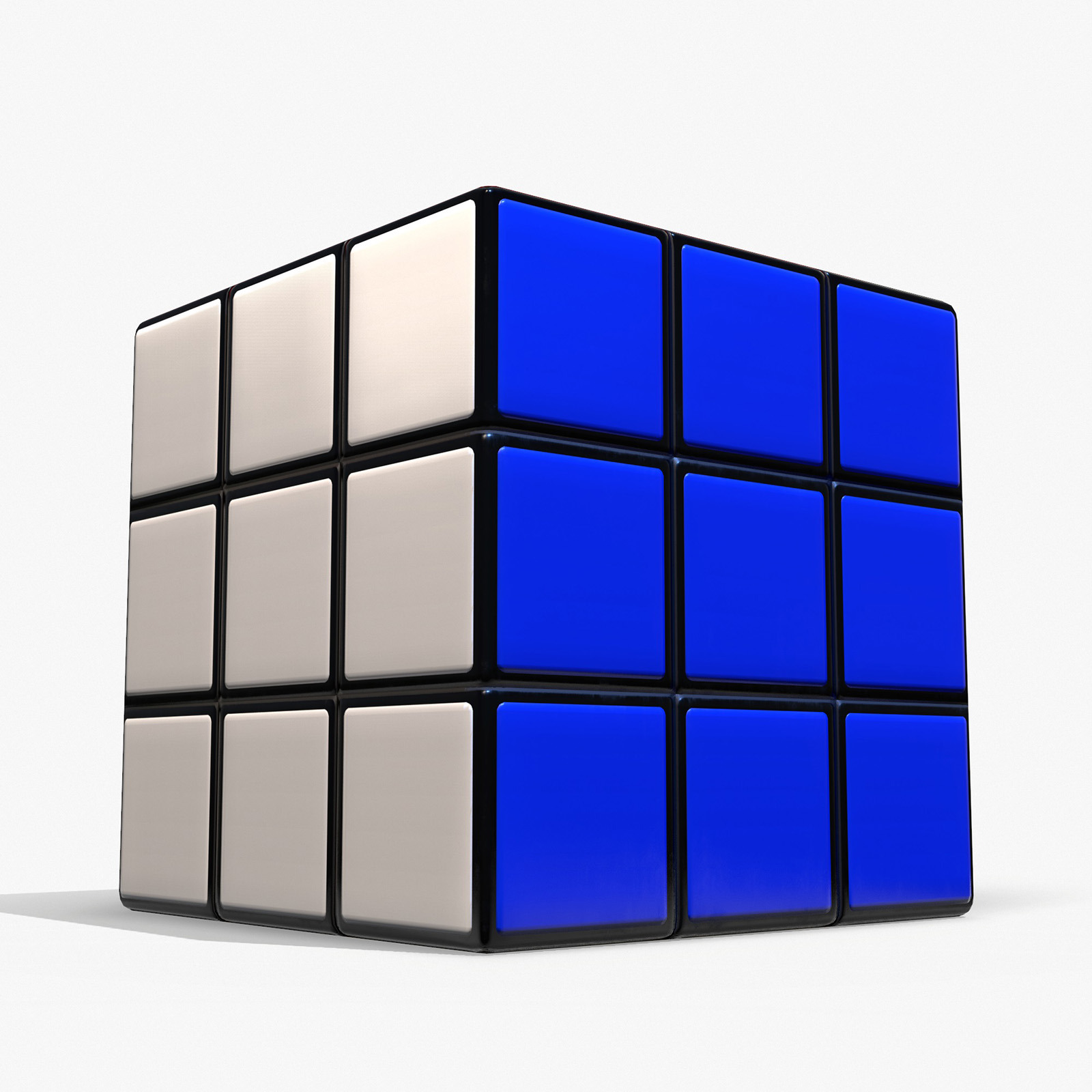 Rubik's Cube Low Poly 3d Model #184817 - TemplateMonster