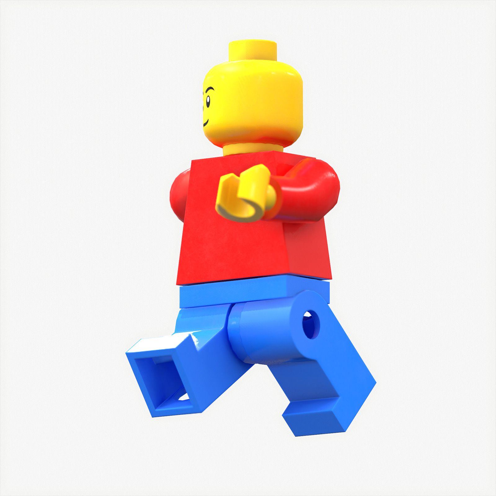 Lego Man PBR rigeed Low poly 3d model - TemplateMonster