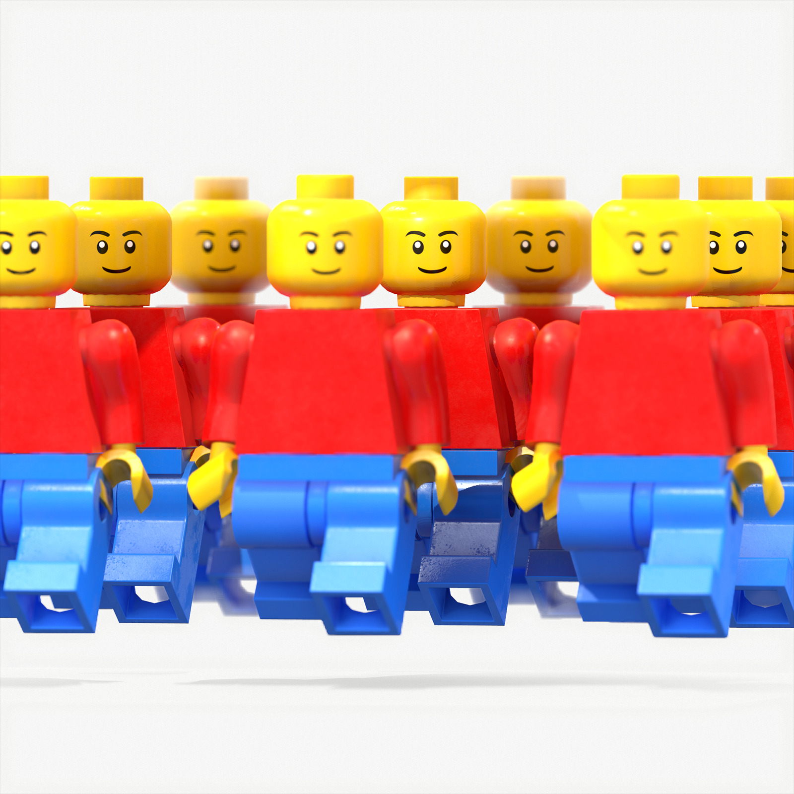 Lego Man PBR rigeed Low poly 3d model - TemplateMonster