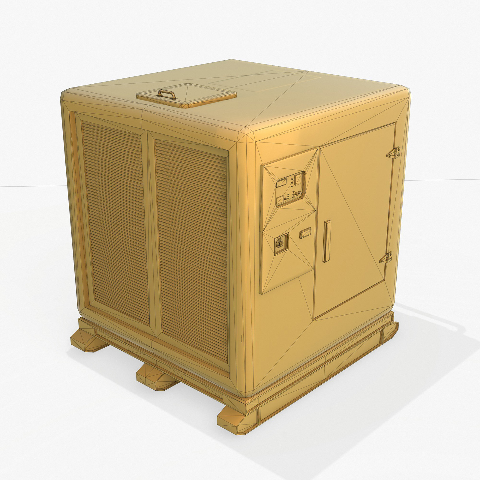 Electric Box PBR Low Poly 3d Model #183713 - TemplateMonster