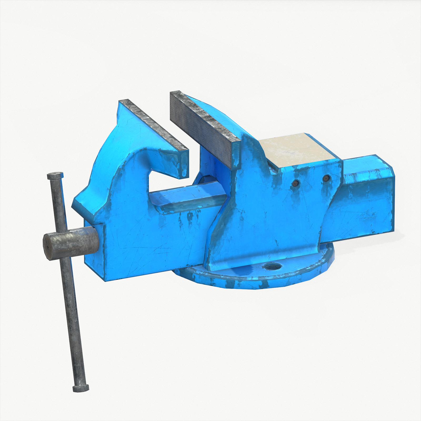 Vice Holder PBR RIG animated Low poly 3d model