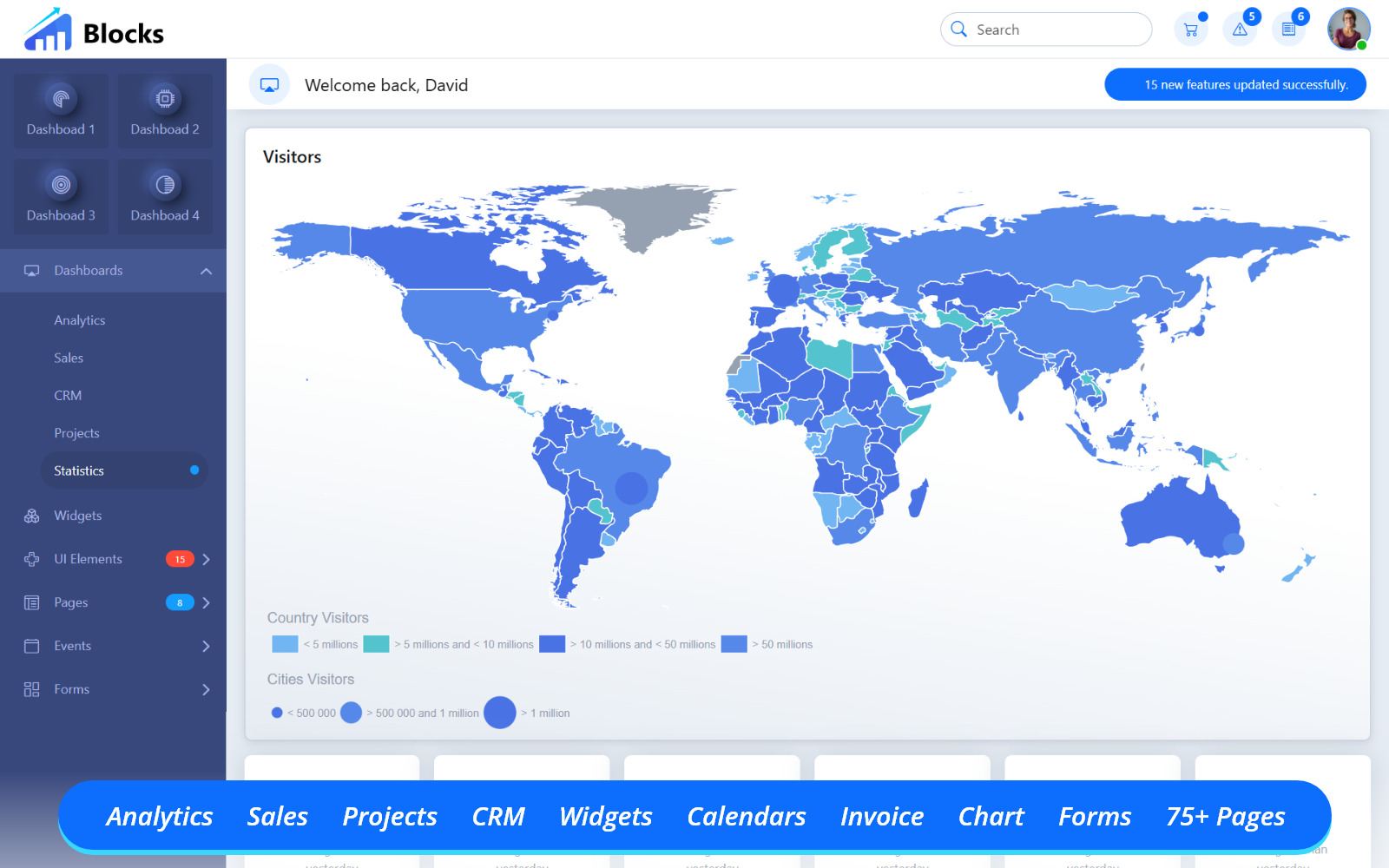 Blocks – Multipurpose Bootstrap Admin Dashboard Template