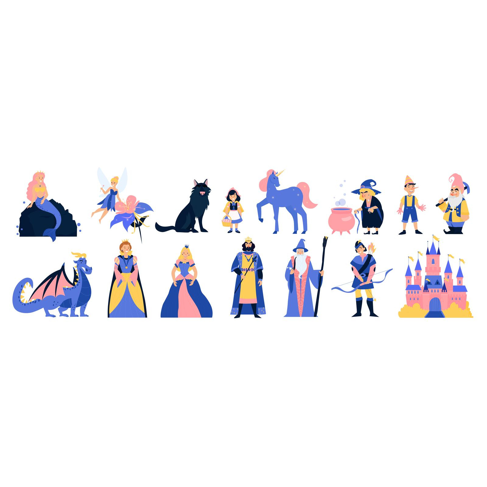 Fairy Tale Set 201130505 Vector Illustration Concept