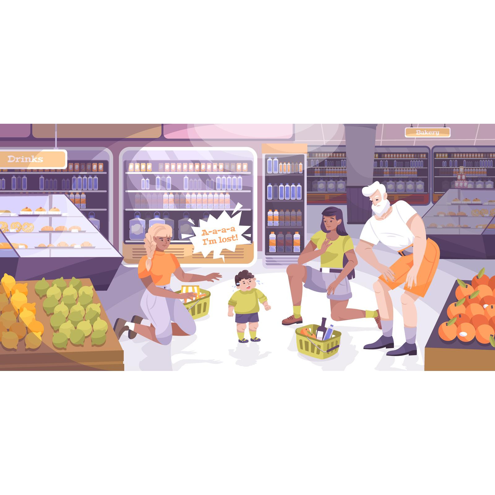 Child Lost Flat 201050724 Vector Illustration Concept