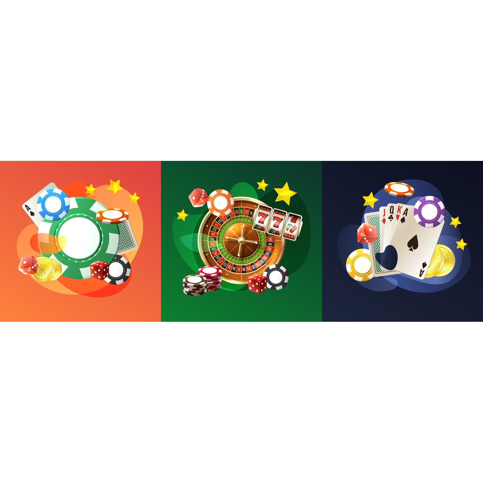 Realistic Casino Design Concept-01 200800702 Vector Illustration Concept