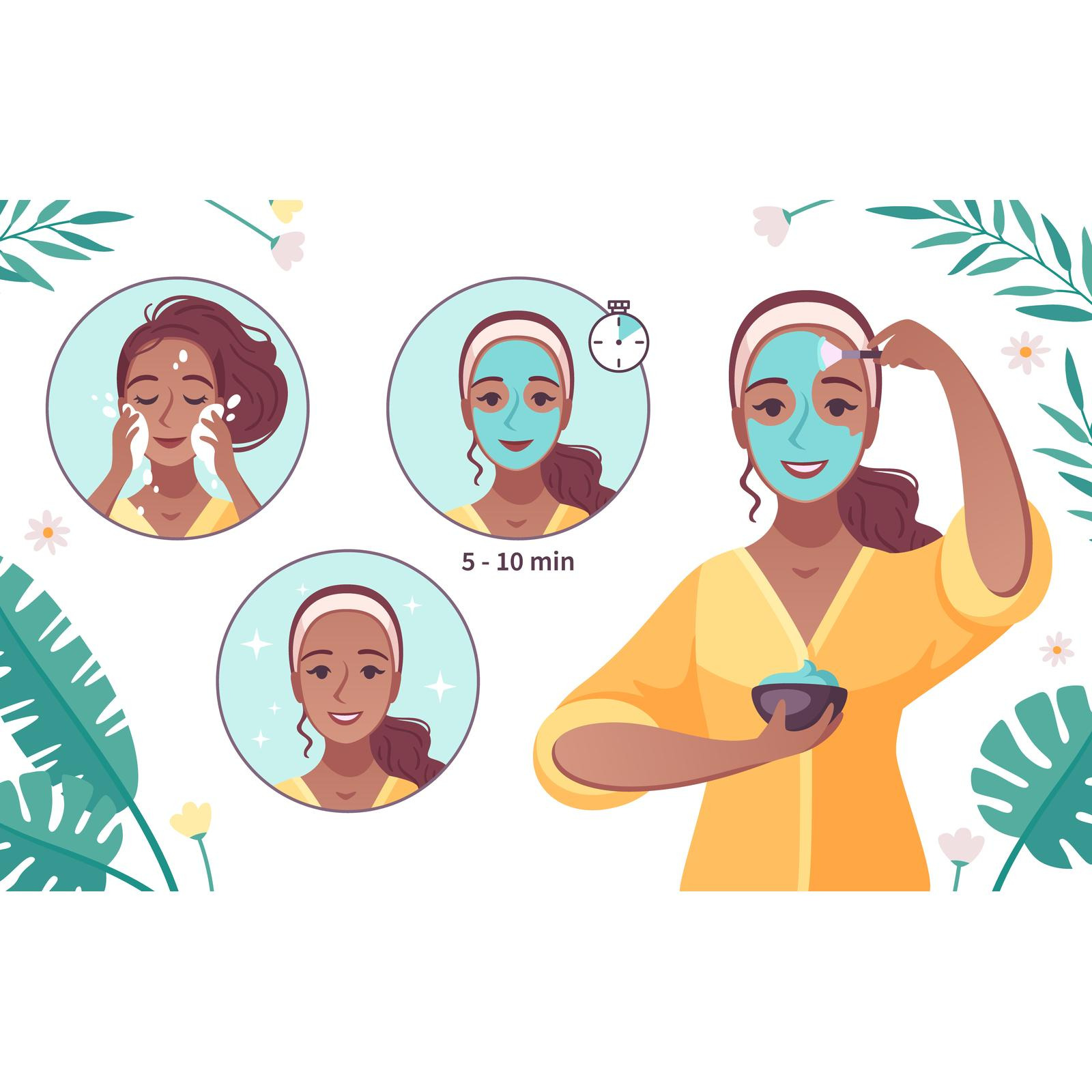 Skincare Cartoon 201120304 Vector Illustration Concept