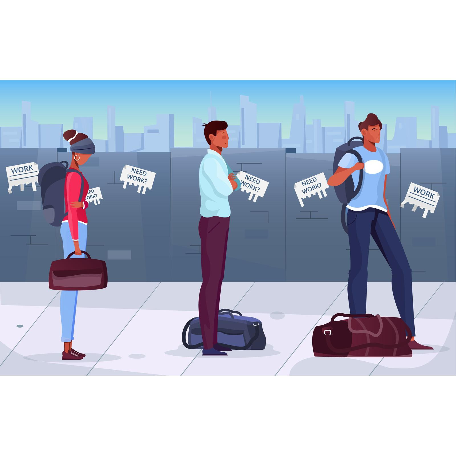 Workers Migrant Flat 201051126 Vector Illustration Concept