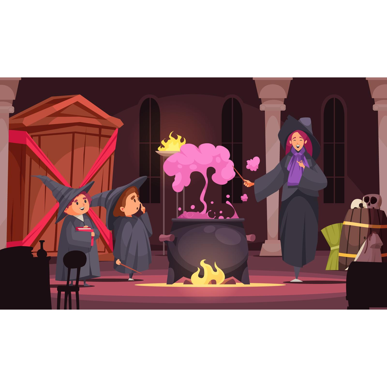 Magic School 201112610 Vector Illustration Concept