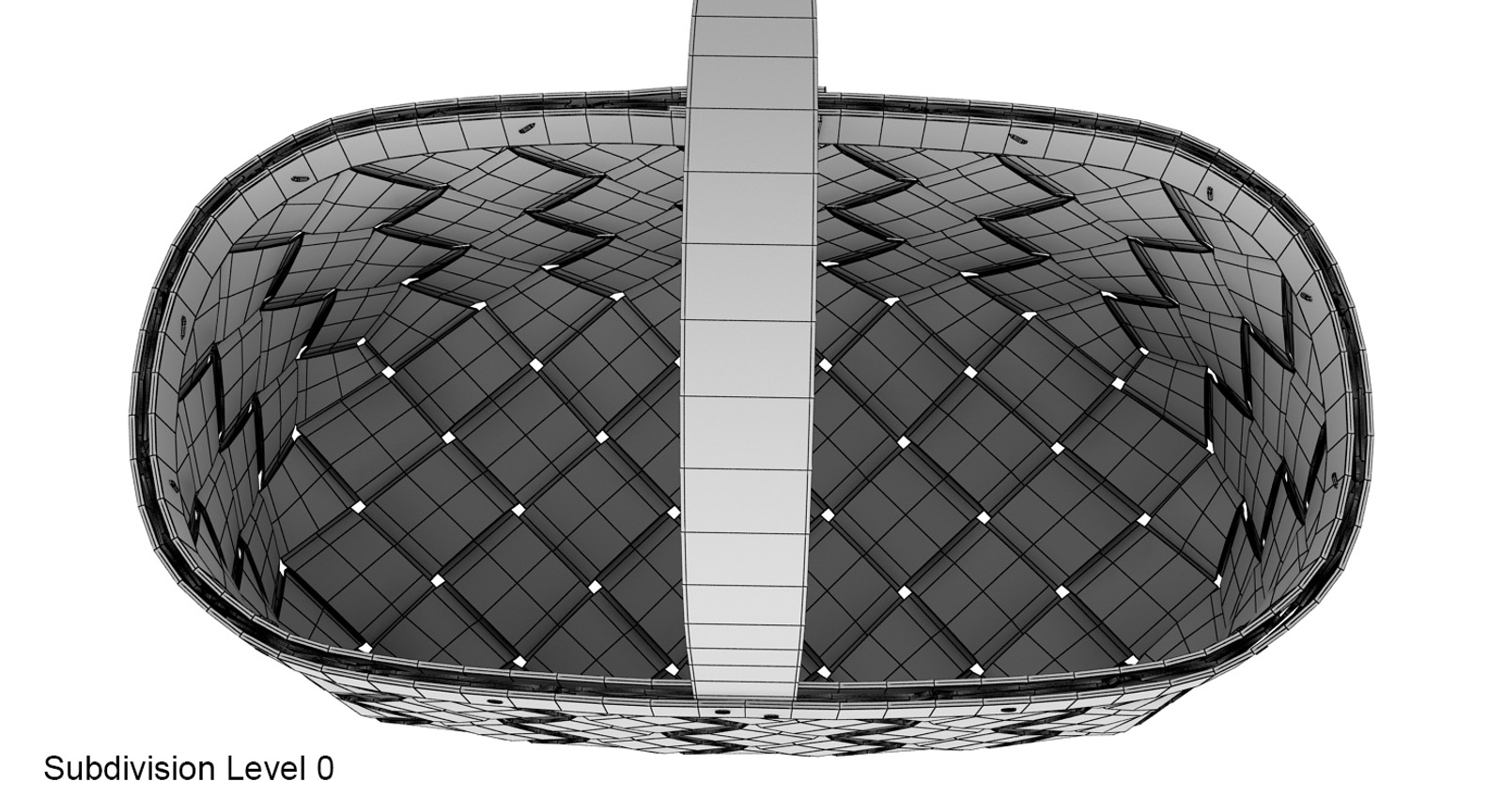 Wicker basket 3D model #179145 - TemplateMonster