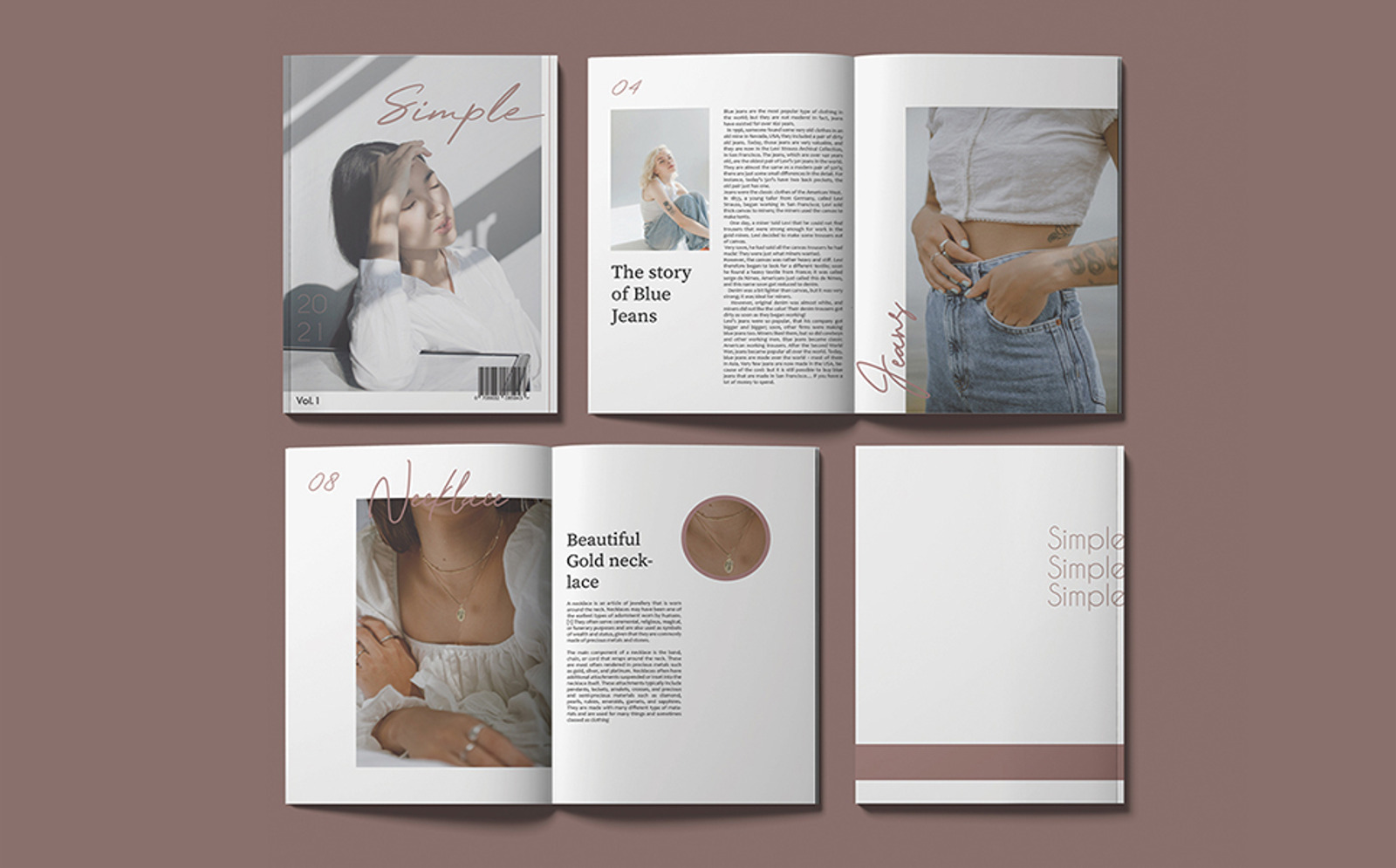 Simple - Magazine Template #193522 - TemplateMonster