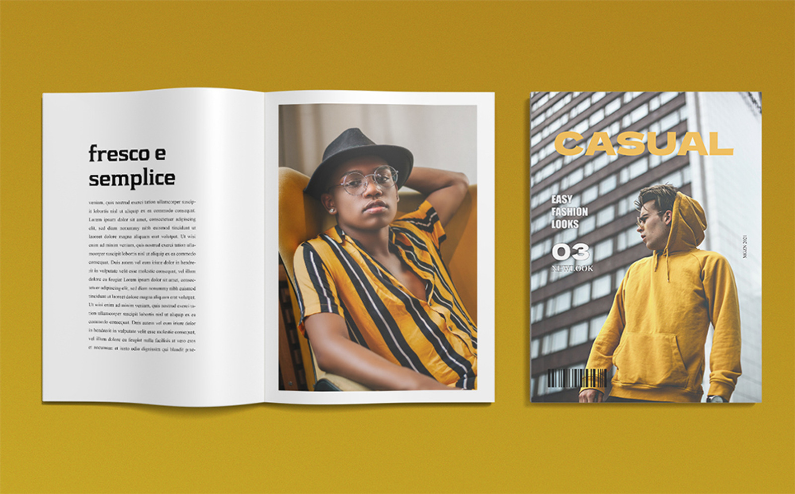 Casual - Magazine Template #212595 - TemplateMonster