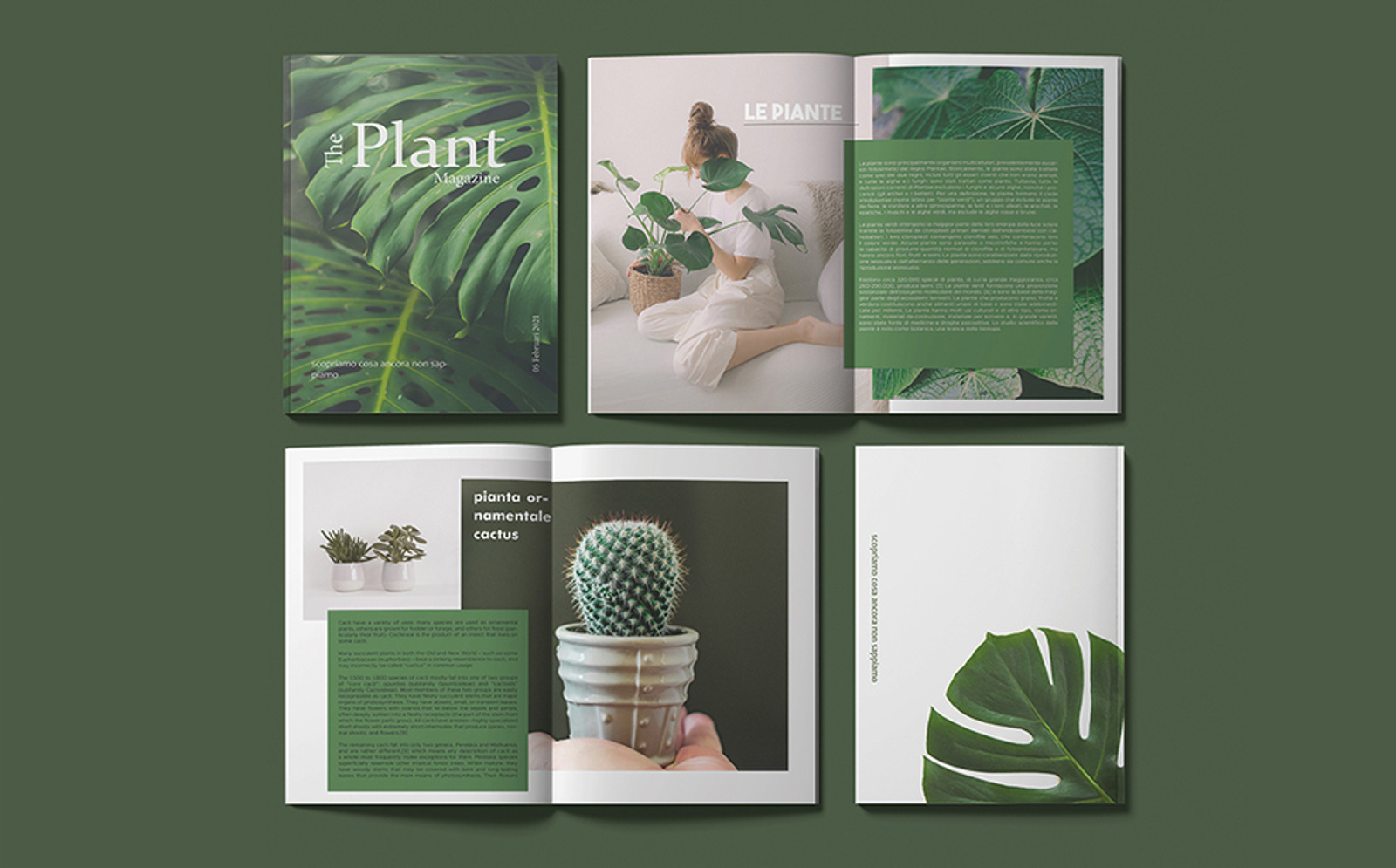 Plant - Magazine Template #193520 - TemplateMonster