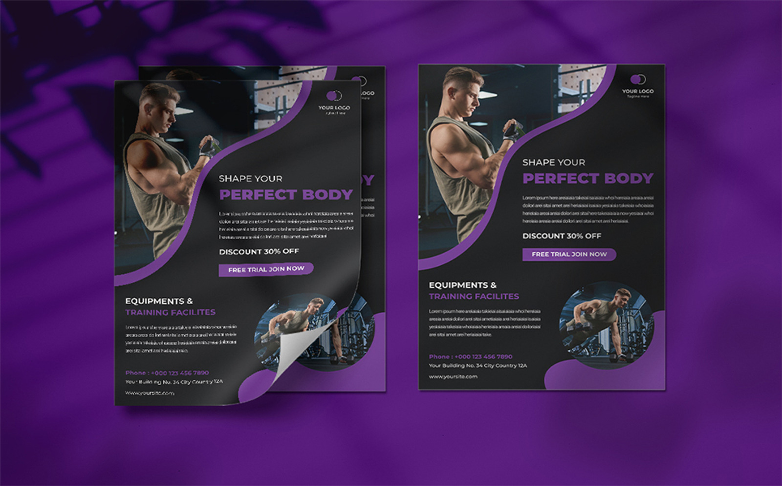 Perfect Body - Flyer Template #207412 - TemplateMonster