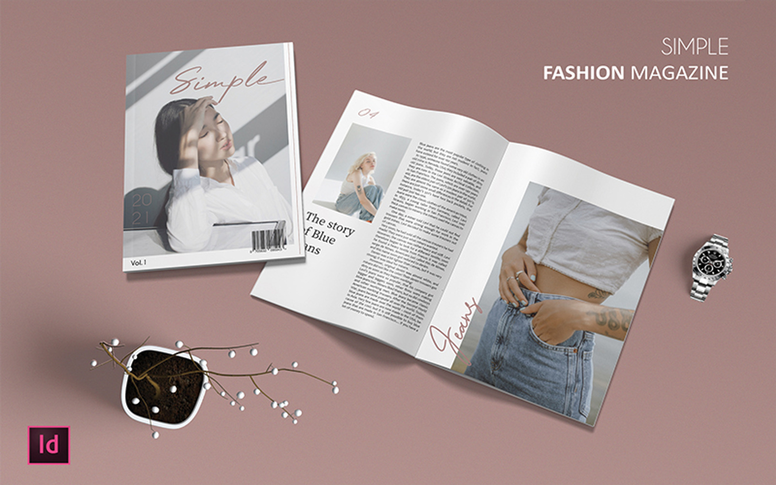 Simple - Magazine Template #193522 - TemplateMonster