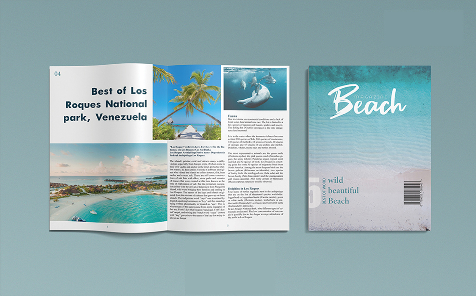 Beach - Magazine Template #193518 - TemplateMonster