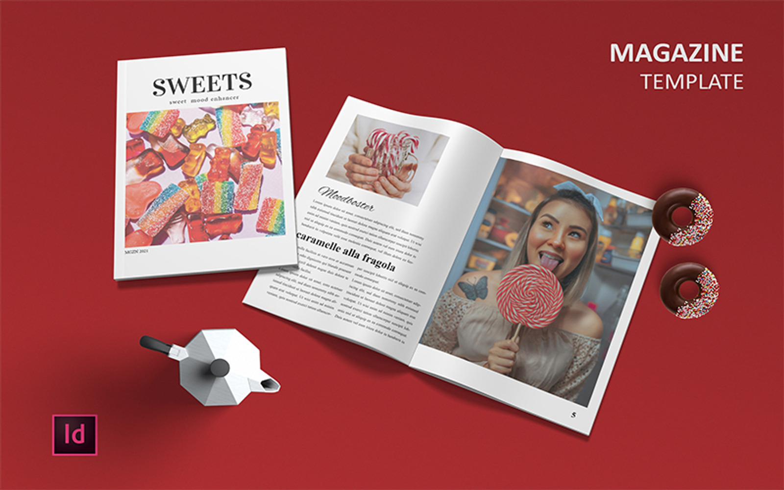 Sweets - Magazine Template #212596 - TemplateMonster