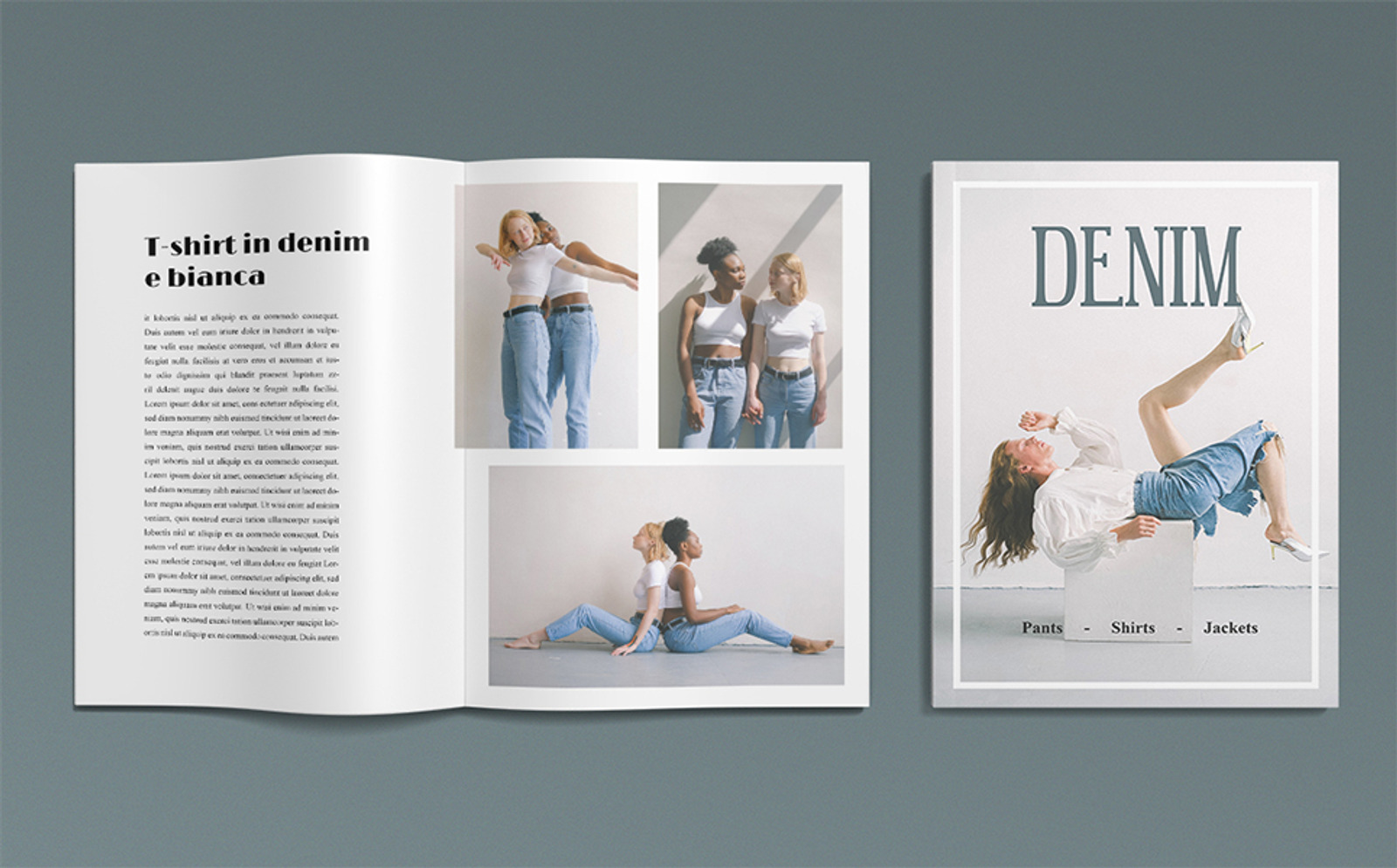 Denim - Magazine Template #212598 - TemplateMonster