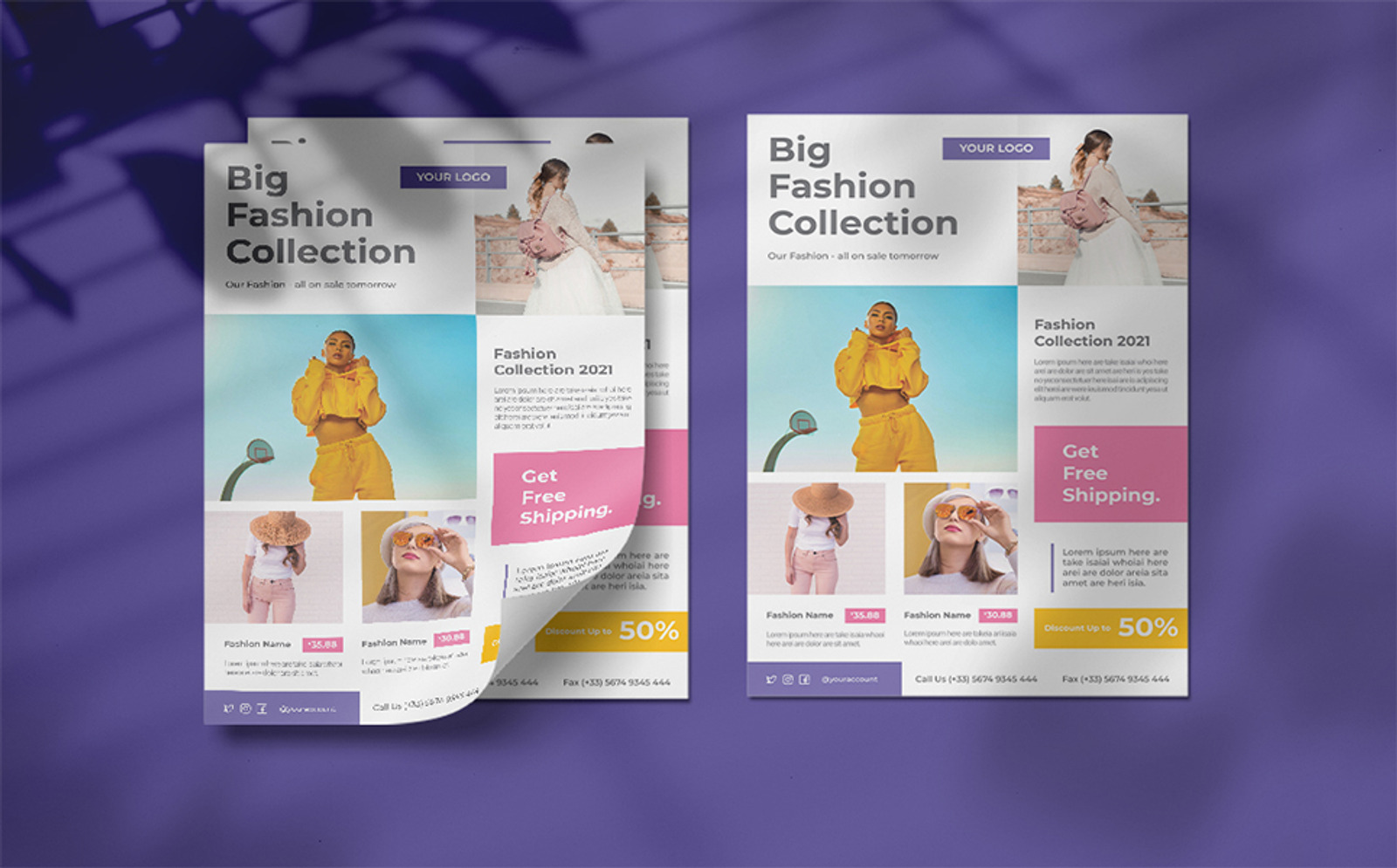 Fashion Collection - Flyer Template #192829 - TemplateMonster