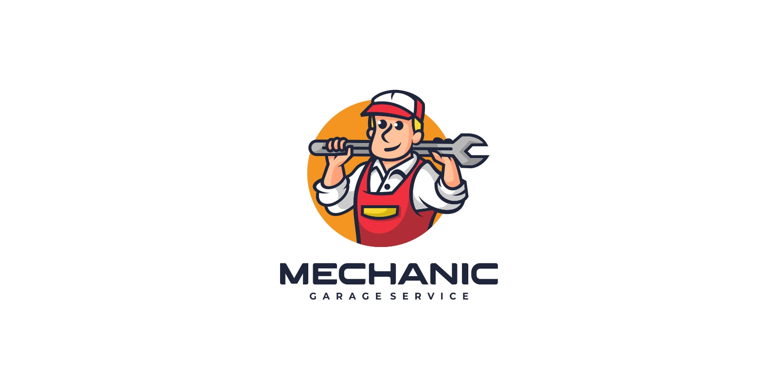 Mechanic Cartoon Character Logo #226730 - TemplateMonster