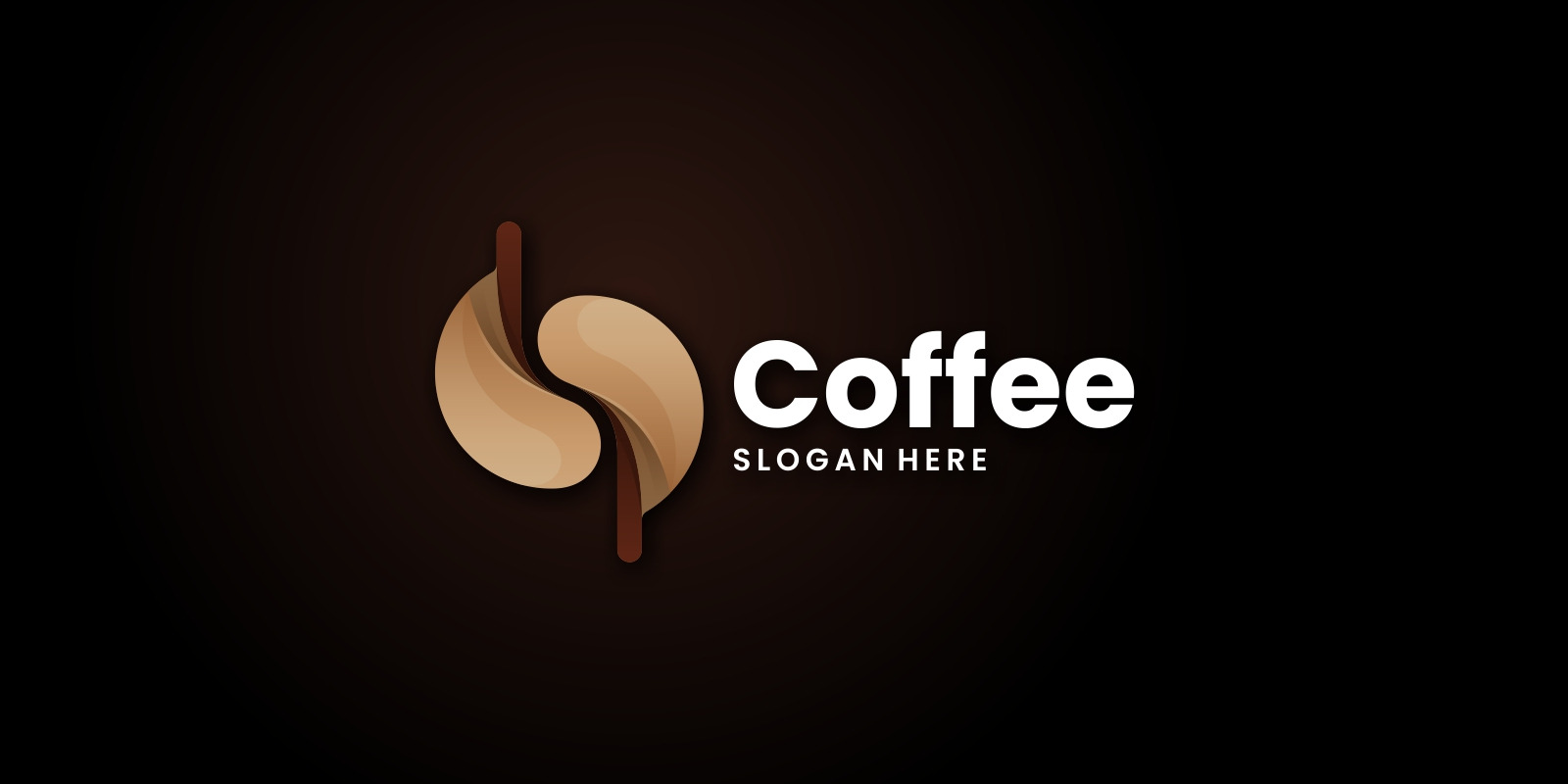 Coffee Gradient Logo Design #237393 - TemplateMonster
