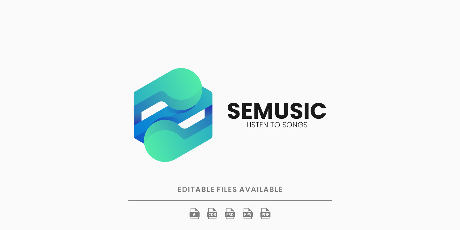 Abstract Music Gradient Logo #233817 - TemplateMonster