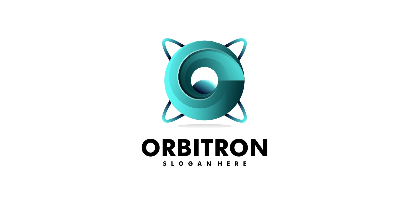Letter O - Orbitron Gradient Logo #268802 - TemplateMonster