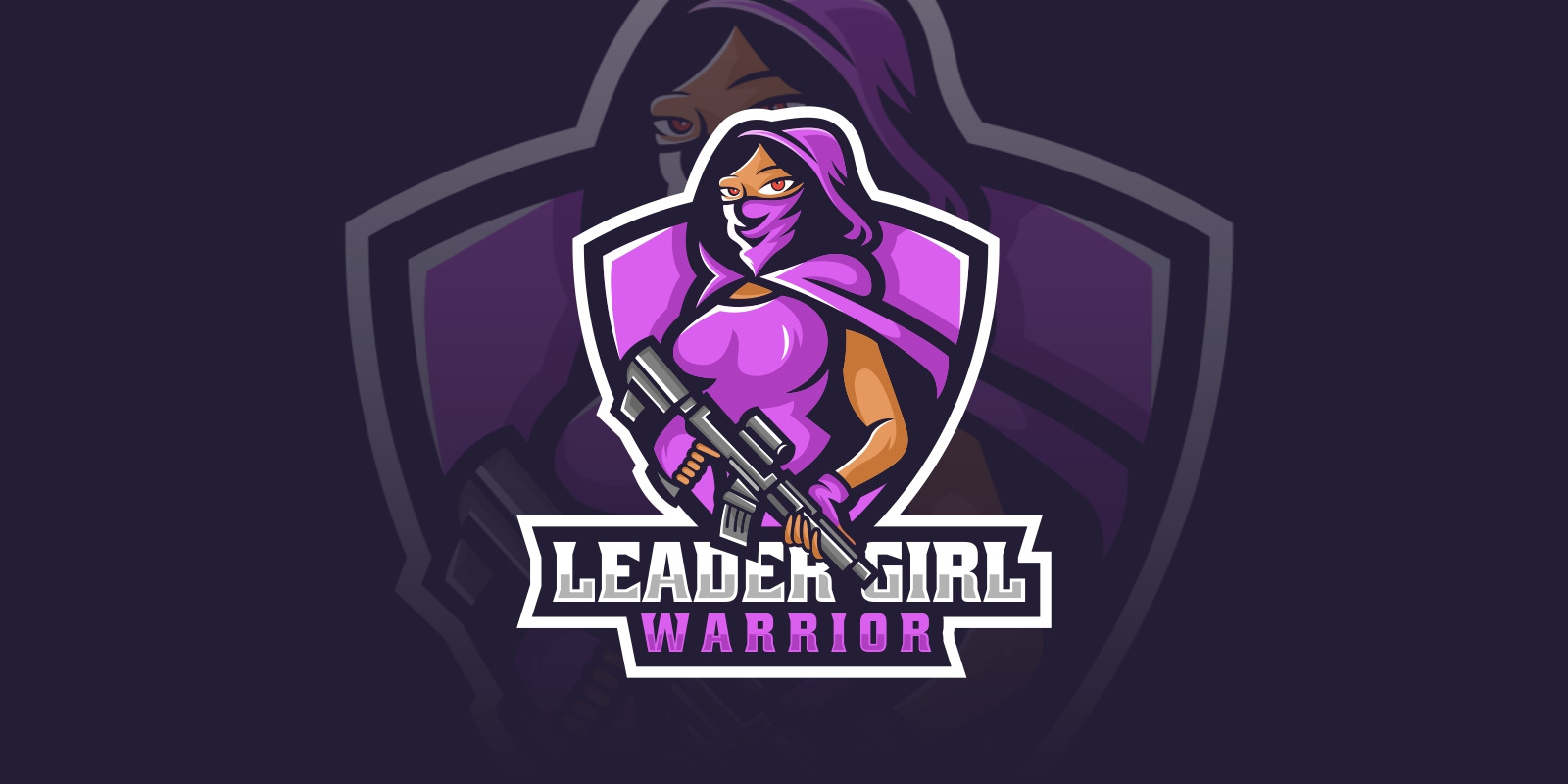 Leader Girl Sport and E-Sports Logo #226210 - TemplateMonster
