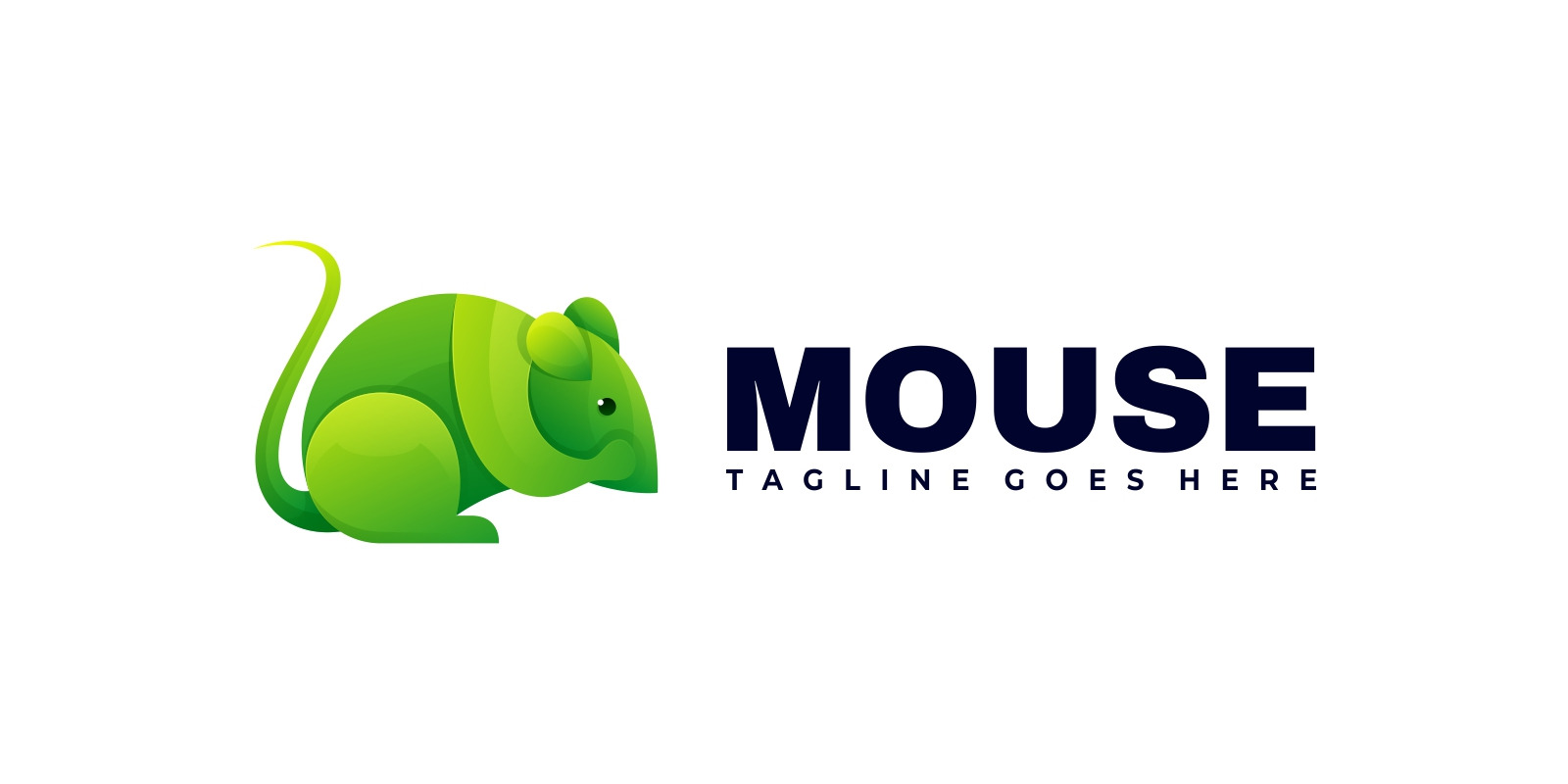 Mouse Gradient Logo Style #196835 - TemplateMonster