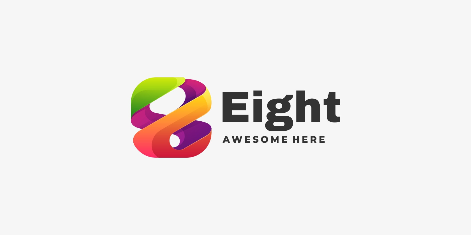 Eight Gradient Colorful Logo #238539 - TemplateMonster