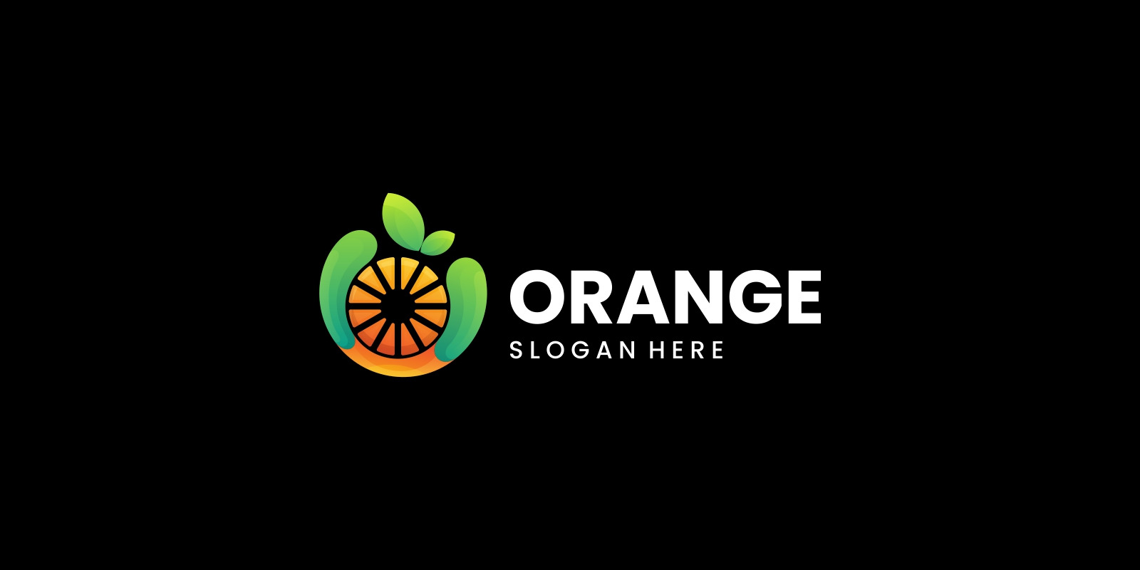 Orange Color Gradient Logo Style #238750 - TemplateMonster