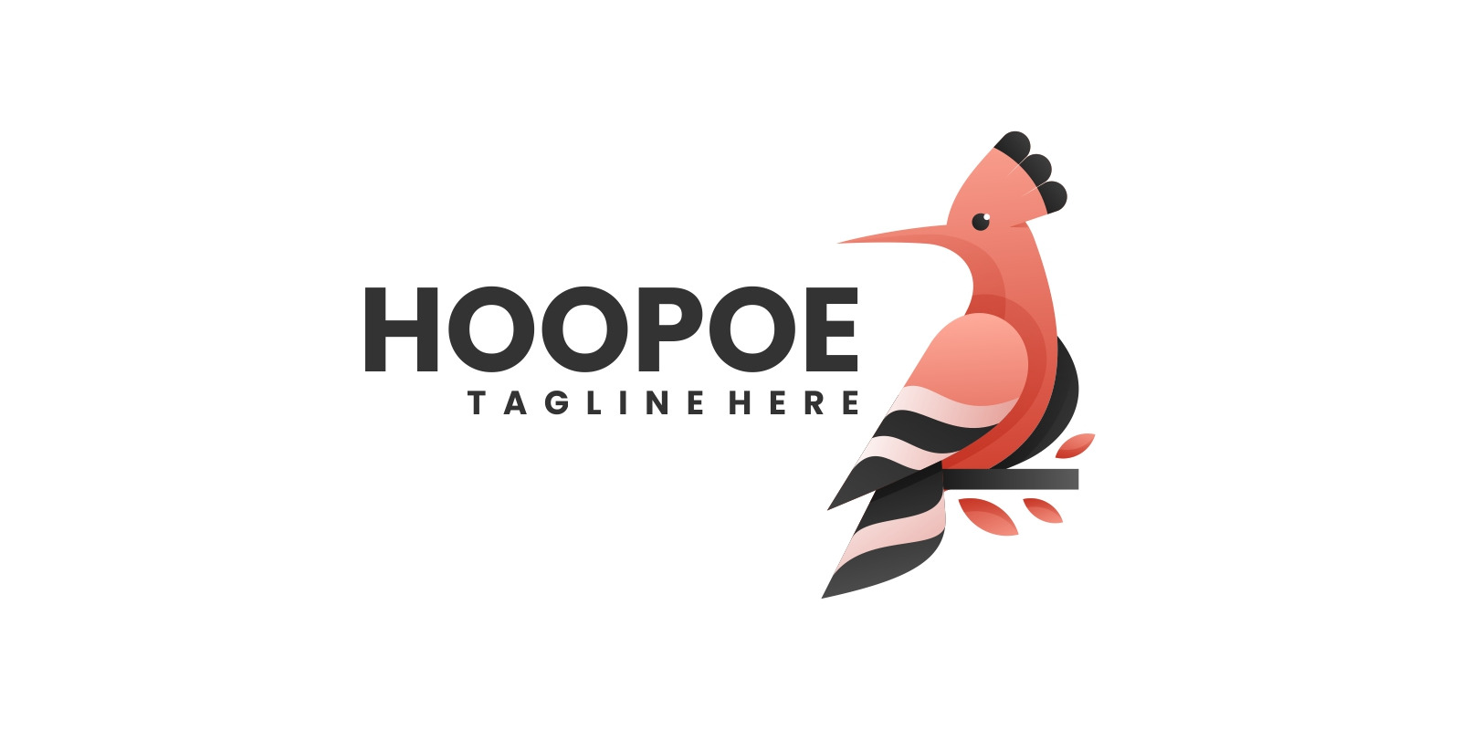 Hoopoe Colorful Logo Style #234876 - TemplateMonster