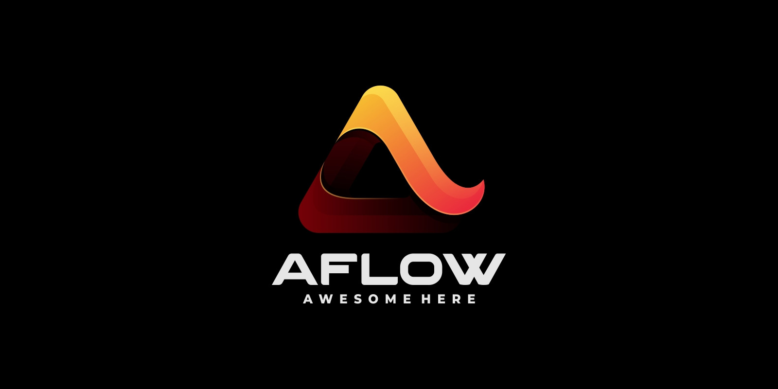Letter A Flow Gradient Logo #237765 - TemplateMonster