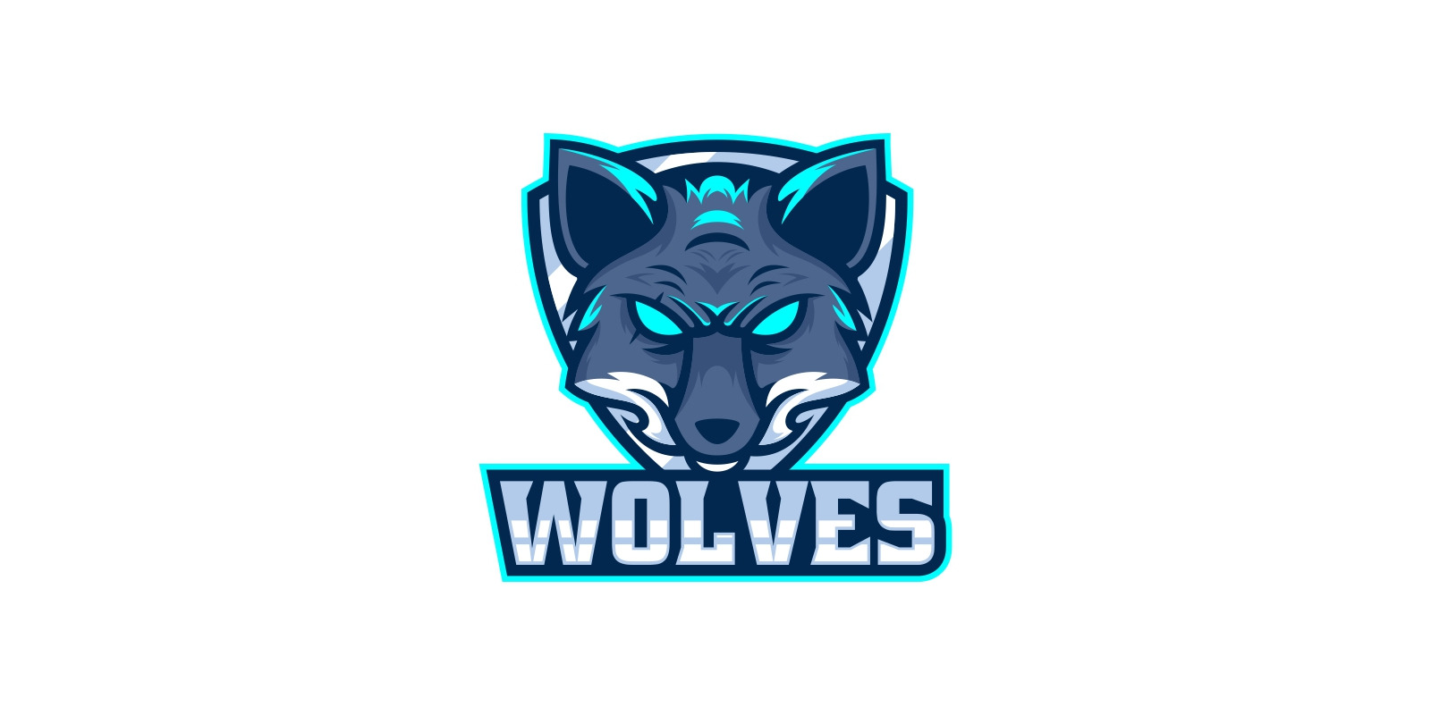 Wolf Sports and E-Sports Logo #266790 - TemplateMonster