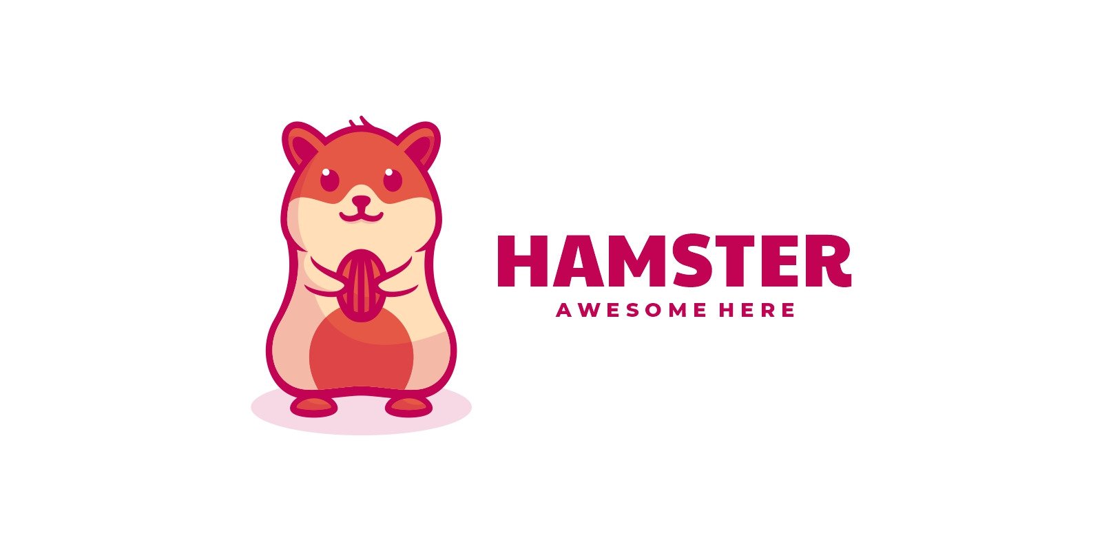 Hamster Color Mascot Logo #222881 - TemplateMonster