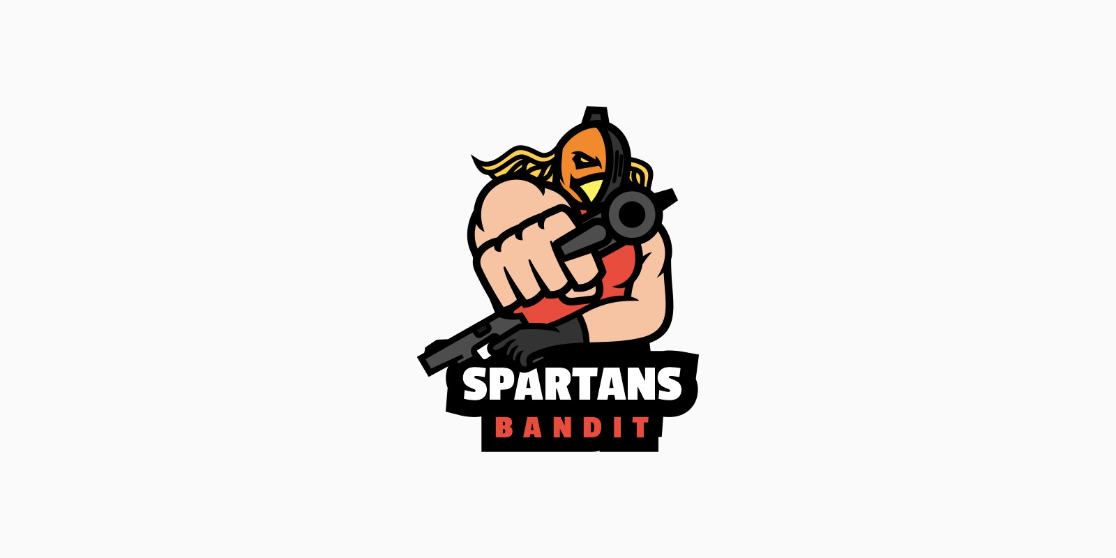 Bandit Cartoon Character Logo #227135 - TemplateMonster